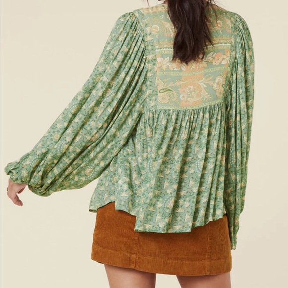 Spell | Tops | Spell Madame Peacock Blouse | Poshmark